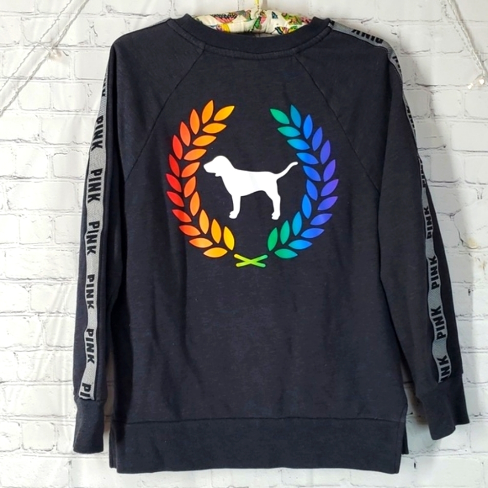 2018 Victoria's Secret Pink Rainbow Pride Oversized G… - Gem